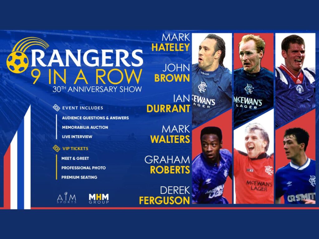 An Evening with Rangers Legends - 9 In A Row Anniversary Show - Our Glasgow